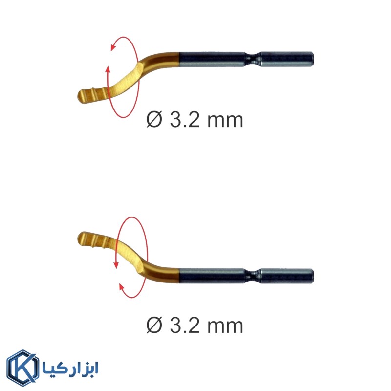 مشخصات، قیمت و خرید تیغ پلیسه گیر با روکش طلایی تیتانیوم نیترید مدل MC ...